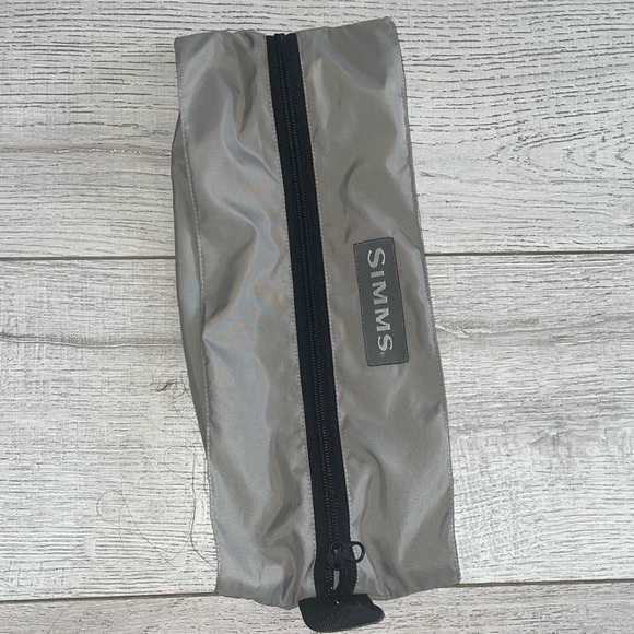 Simms | Bags | Simms Grey Travel Bag 5x4 Nice Zip Front Cute Canvas ...